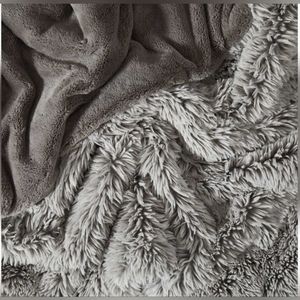 Frye | Bedding | Frye Arctic Luxe Faux Fur Throw Blanket In Gray Dark ...